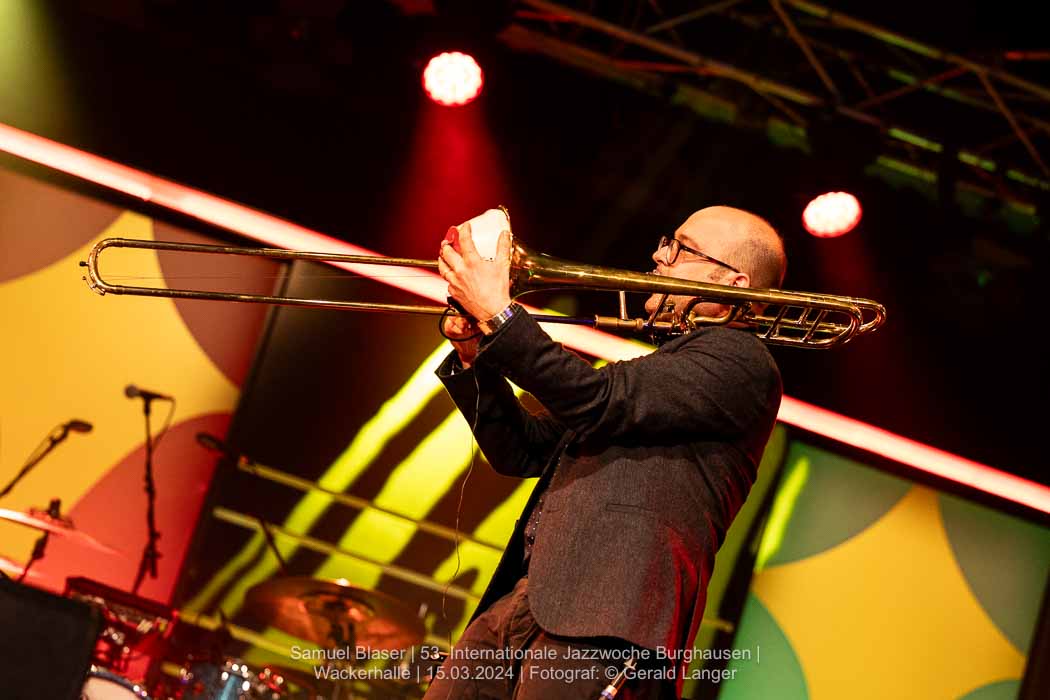 Samuel Blaser: Jazzwoche Burghausen 2024 (Konzertfotos)